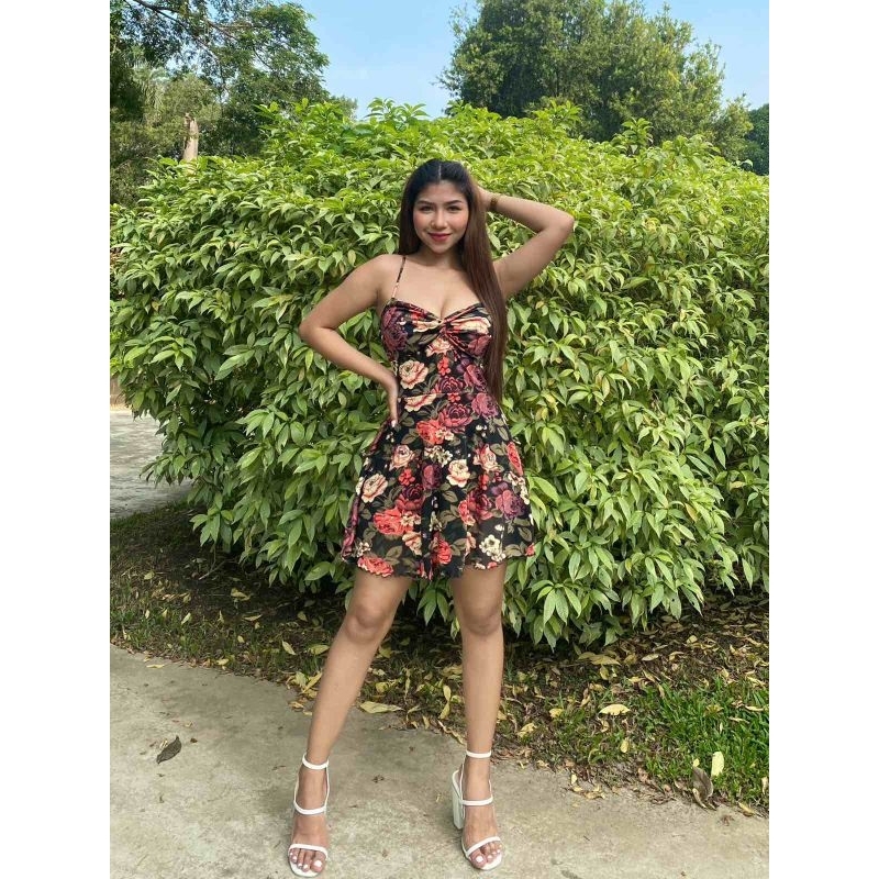 Zia Twisted Casual Mini Dress | Shopee Philippines