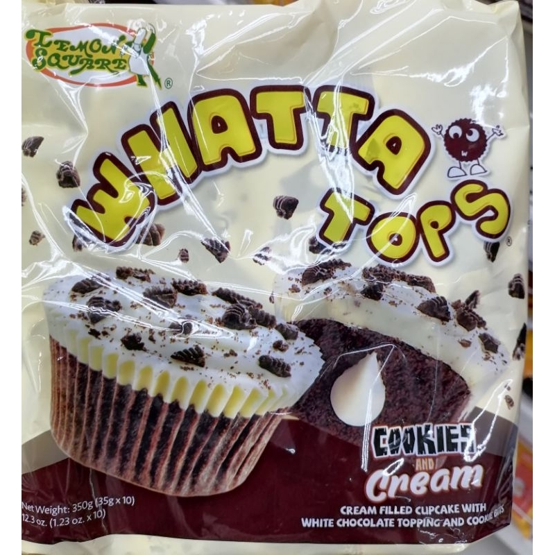 whatta tops cookies and cream cupcake 1packx10s | Shopee Philippines