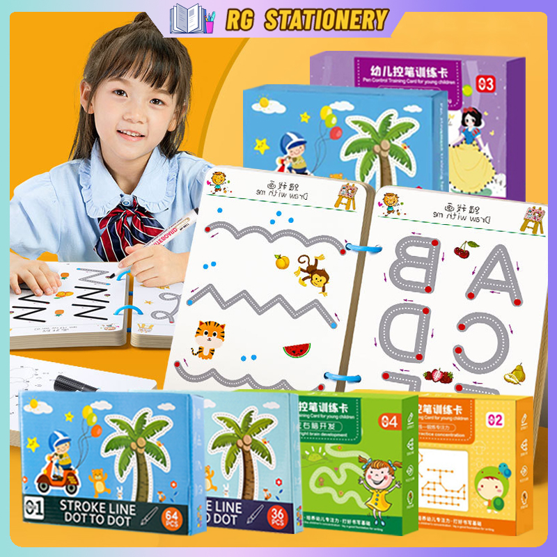 Childen Magical Tracing Workbook for Kids Preschool Writing Book ...