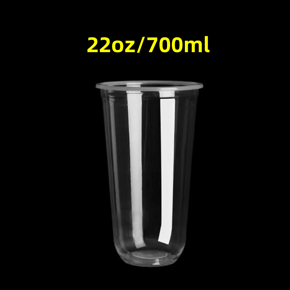 95mm Caliber Plastic U CUP For Milktea Cup, Disposable Plastic Cup ...