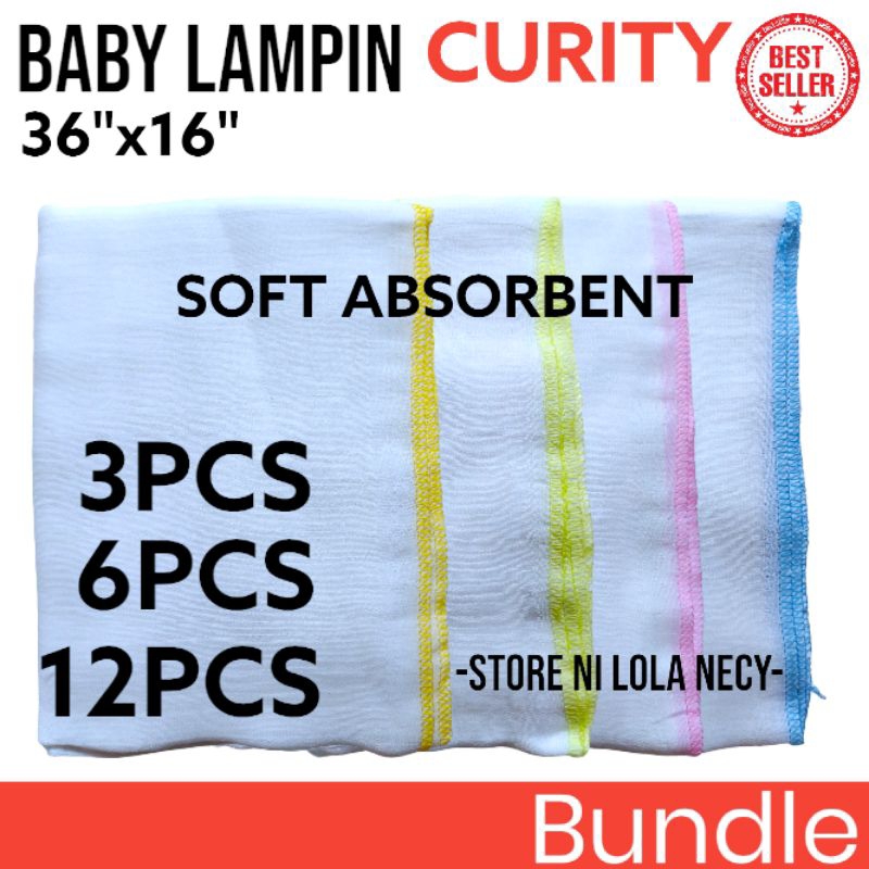 3PCS/6PCS/12PCS BABY ASSORTED COLOR CURITY LAMPIN/ Soft Absorbent Cloth ...