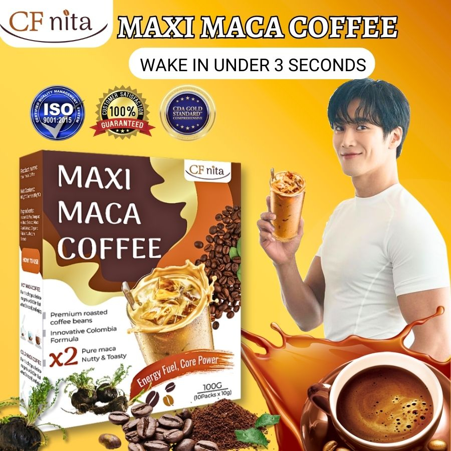 Maxi Maca Coffee Powder Dink 100% Organic Promotes Muscle Growth With ...
