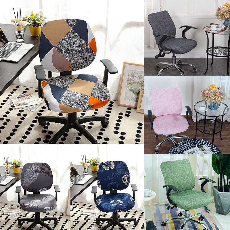 A(2 and 1)Swivel chair cover retractable removable computer office ...