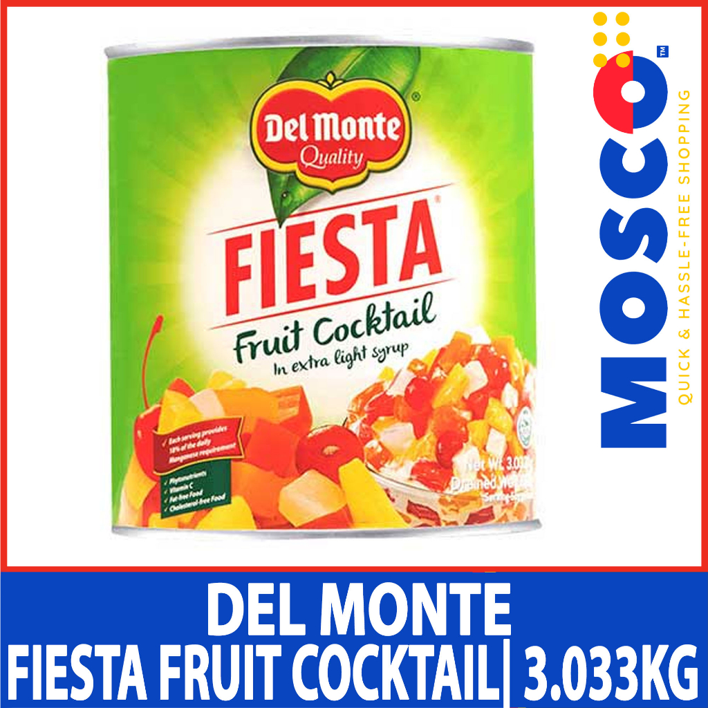Del Monte Fiesta Fruit Cocktail 3.033kg | Shopee Philippines
