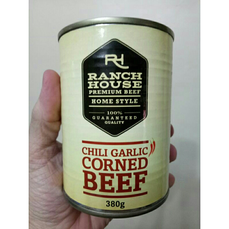 Ranch House Premium Chili Garlic Corned Beef 380g Shopee Philippines