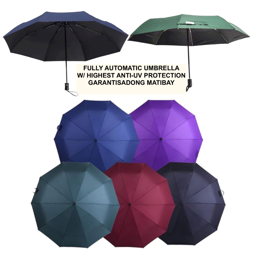 Fast Ship Heavy Duty Anti-UV Automatic & Manual Trifold Umbrella Wind ...