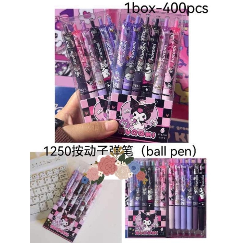 Sanrio character design ballpen 6pcs#1250 | Shopee Philippines