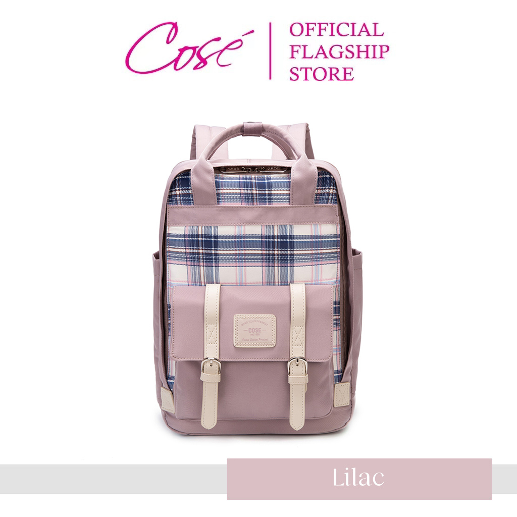 Cosé Sigrid Plaid Backpack | Shopee Philippines