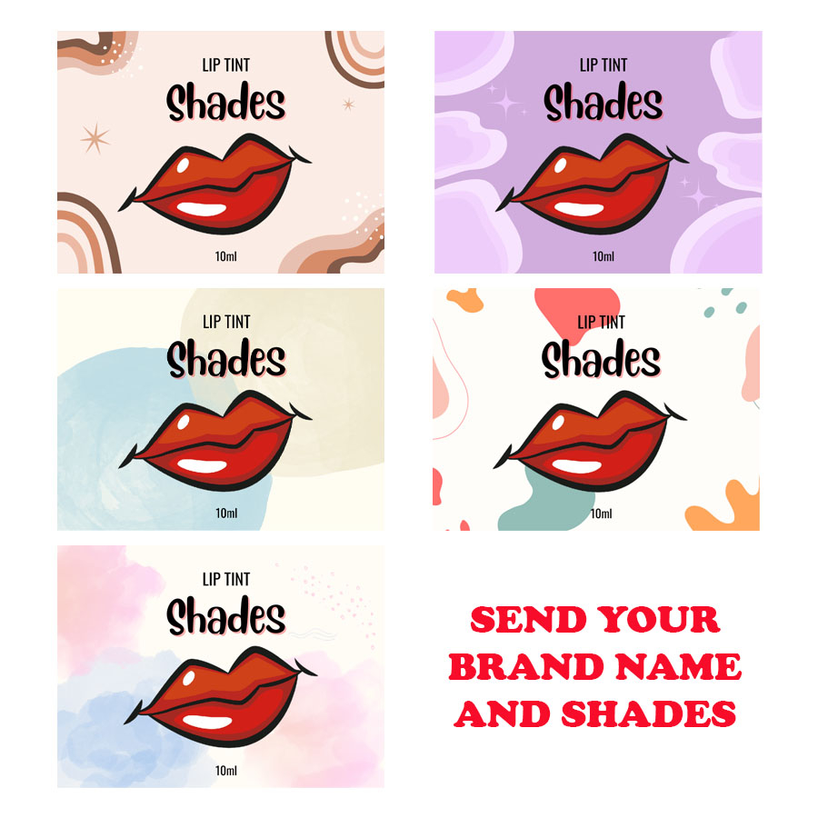 Customized Lip tint Sticker Label 10ml (15pcs) | Shopee Philippines