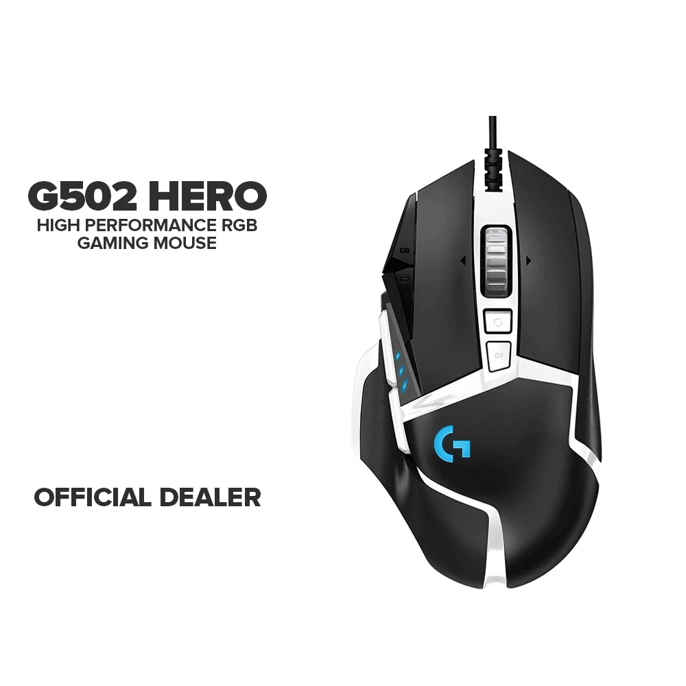 Logitech G502 Hero / G502 Hero SE Tunable High Performance RGB Gaming ...