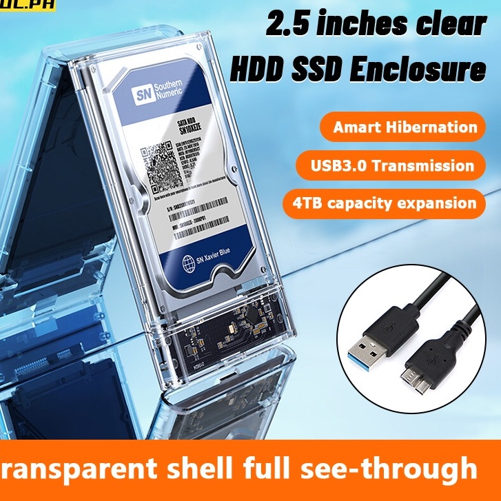 HDD Case 2.5 Inch USB Sata to USB 3.0 Hard Drive Disk SATA External ...