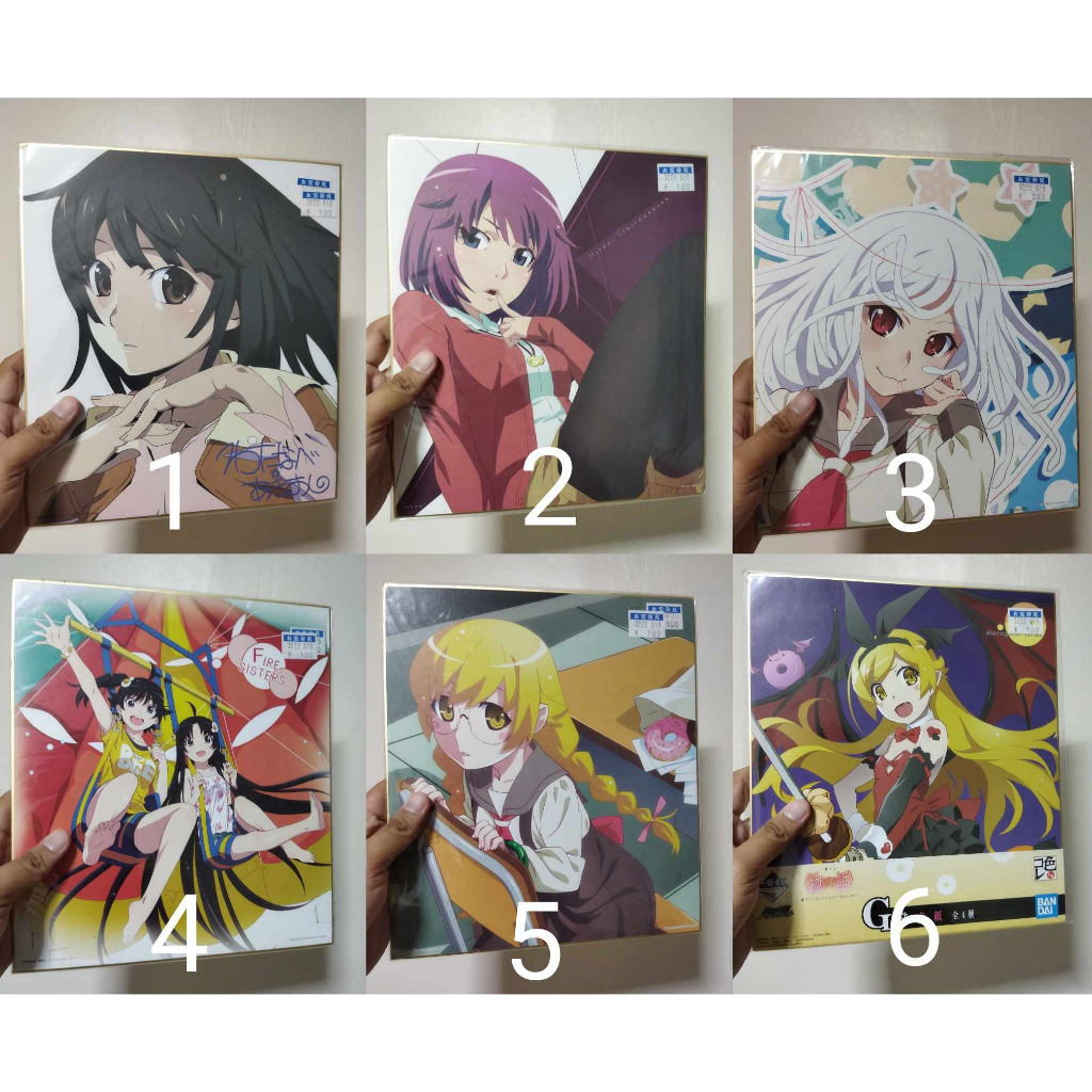 Bakemonogatari Monogatari Big Shikishi | Shopee Philippines