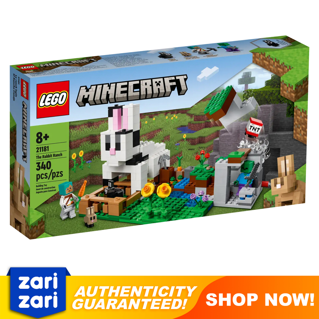 LEGO Minecraft The Rabbit Ranch 21181 | Shopee Philippines