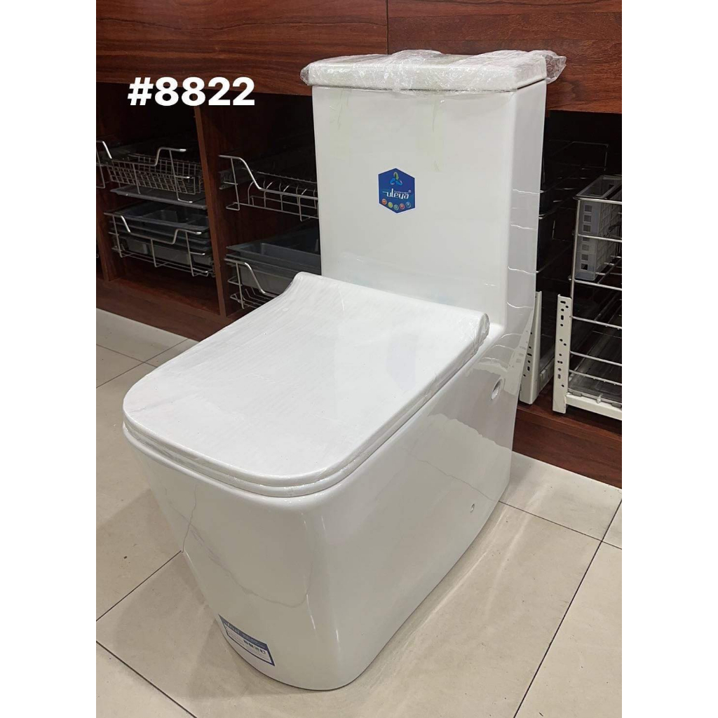 Rimless Toilet 8822 - Modern water closet / Water Saving / Dual flush ...