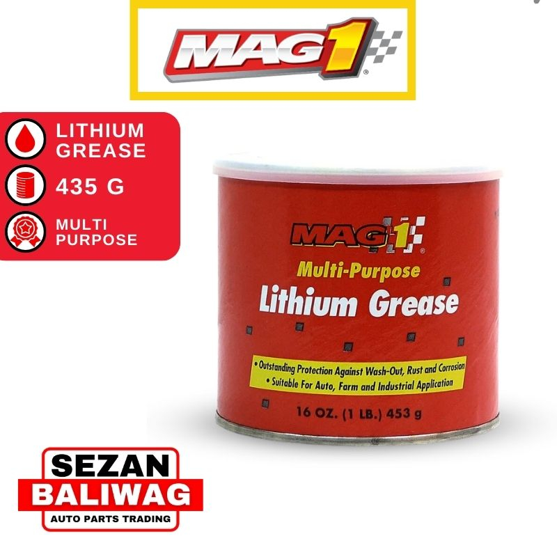 MAG1 MULTI-PURPOSE LITHIUM GREASE 453 GRAMS FOR ANY VEHICLE 60134 ...