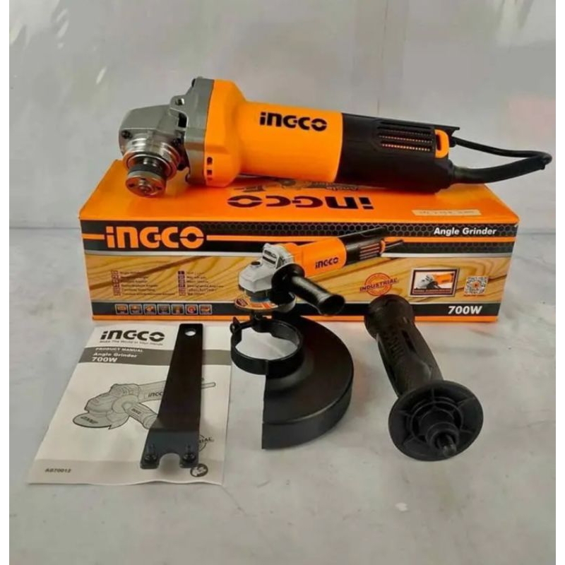 INGCO Angle Grinder (toggle switch 4" 750W AG750283) | Shopee Philippines