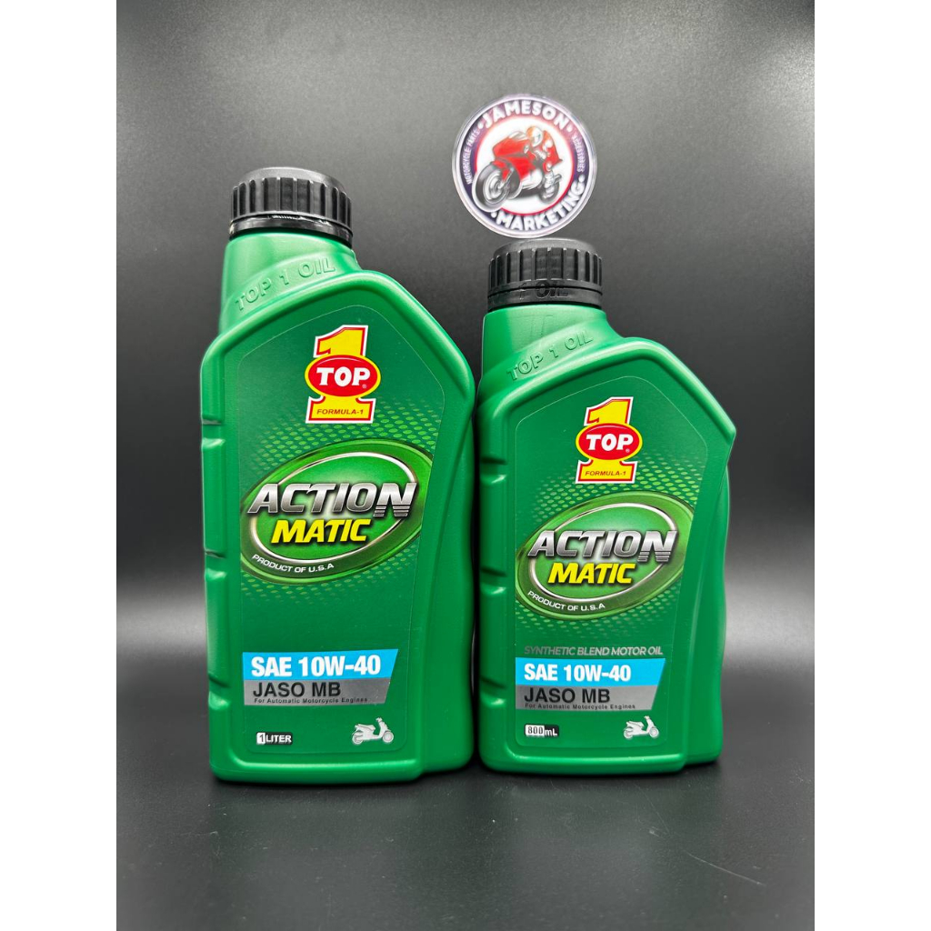 ORIGINAL TOP1 ACTION MATIC 10W-40 (1 LITER/800ML) | Shopee Philippines
