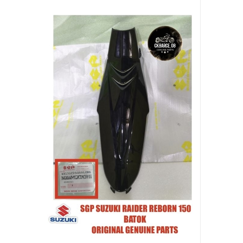 SGP SUZUKI RAIDER R150 BATOK GLOSSY BLACK GENUINE PARTS ORIGINAL ...