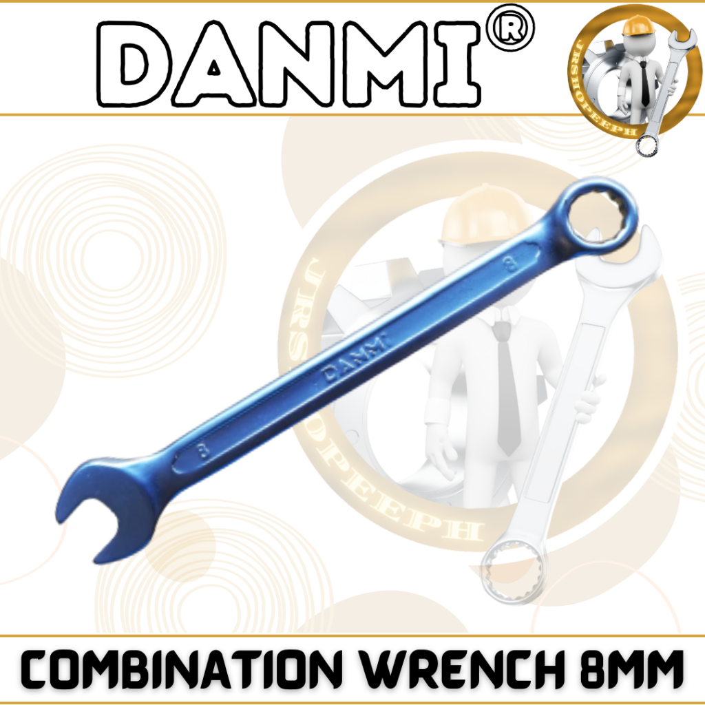 Jrshopeeph Danmi Combination Wrench 8mm Liyabe Open and Close End ...