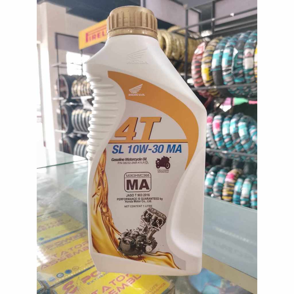 HONDA GENUINE OIL 4T MULTI GRADE 10W-30 MA 1 LITER | Shopee Philippines