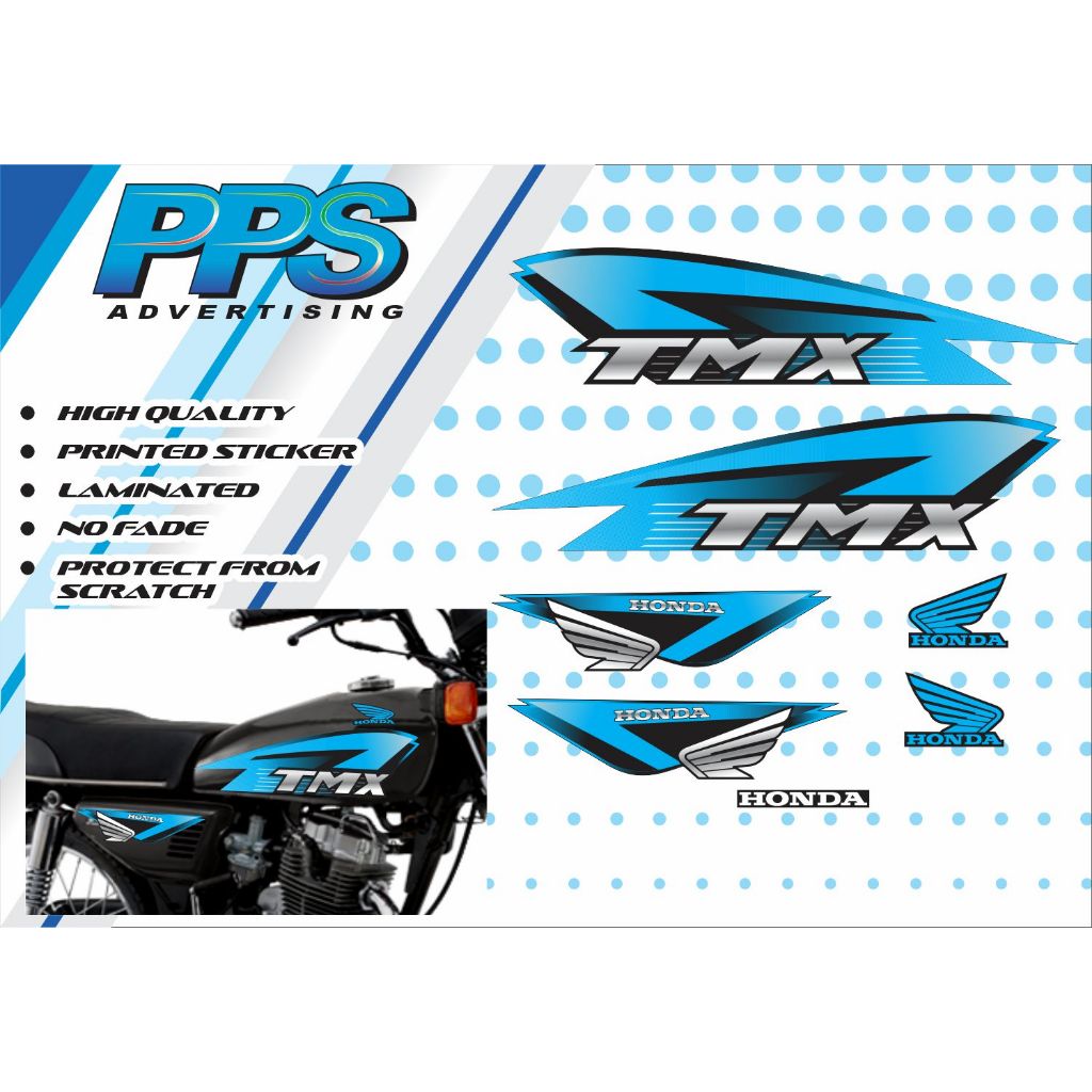 honda TMX Sticker Decals | Shopee Philippines