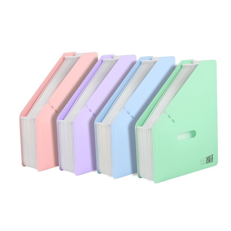 Desk Accordion File Folder For Document Portable Organizer Storage Bag ...