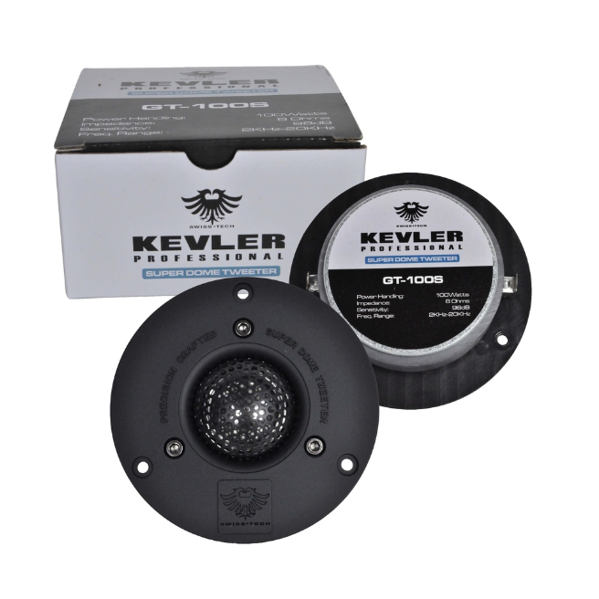 Original Kevler GT-100S 100W 8 Ohms 3 Inches Dome Tweeter Speaker ... Original Kevler GT-100S 100W 8 Ohms 3 Inches Dome Tweeter Speaker ...