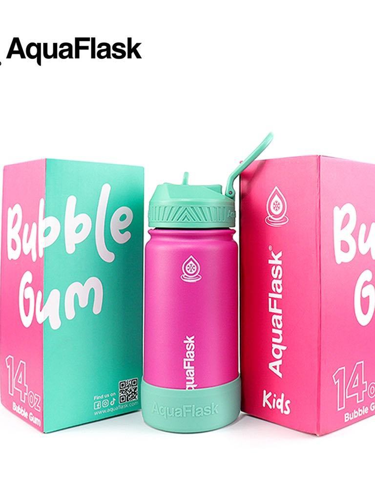 Aquaflask (14oz) Kids Collection Limited Edition with Silicon Boot Aqua ...