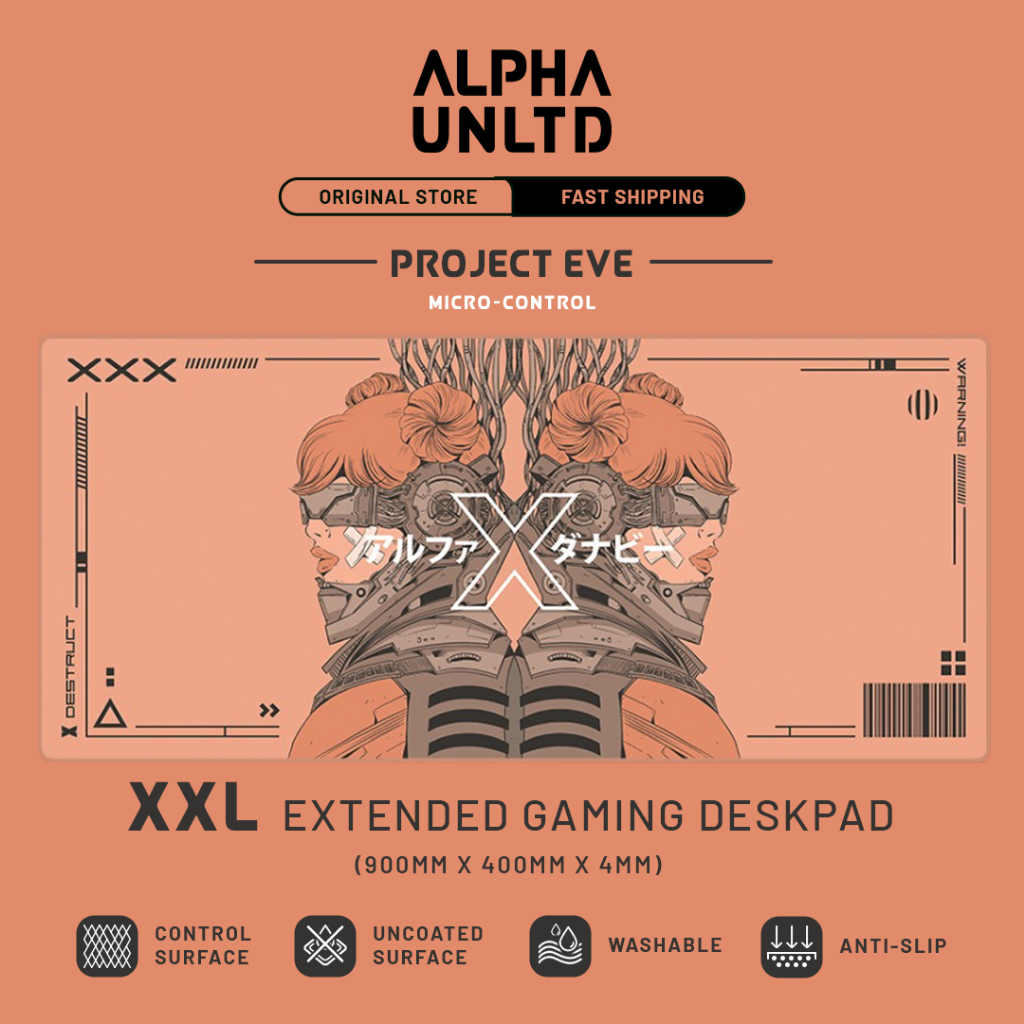 Alpha Unltd | "Project Eve" XXL | Micro-Control Gaming Mousepad ...