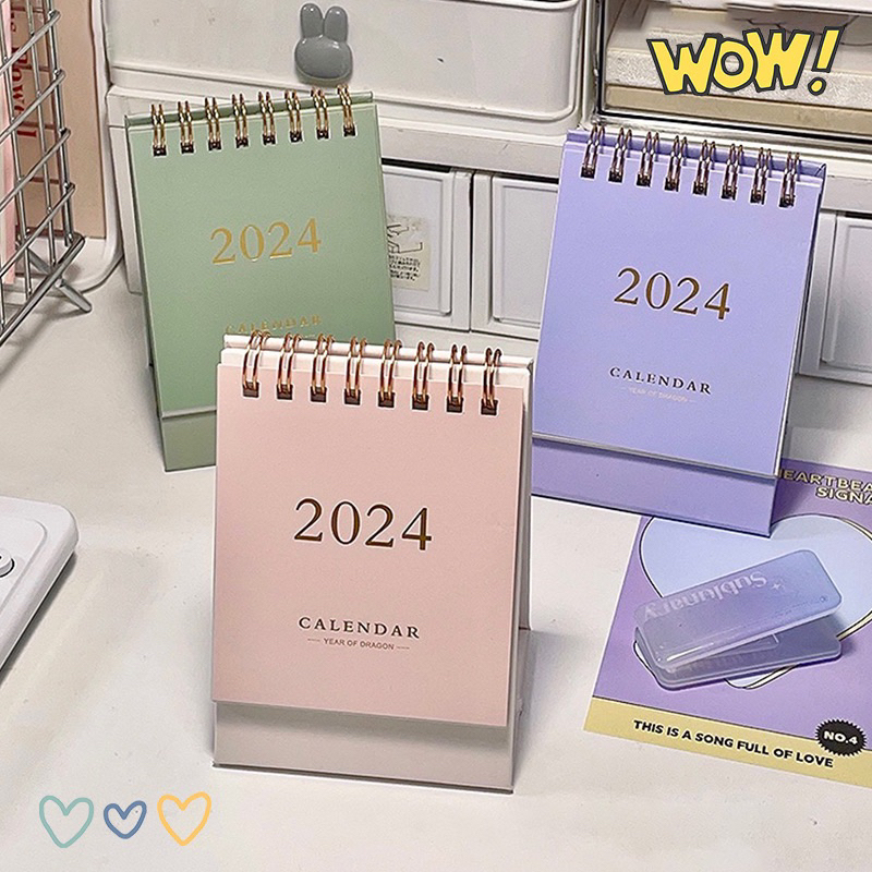 2024 Mini Desk Calendar | Shopee Philippines