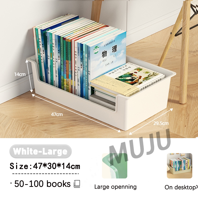MUJU Multi-layer Storage Rack Mobile Snack/Toy Trolley Desk Side Book ...