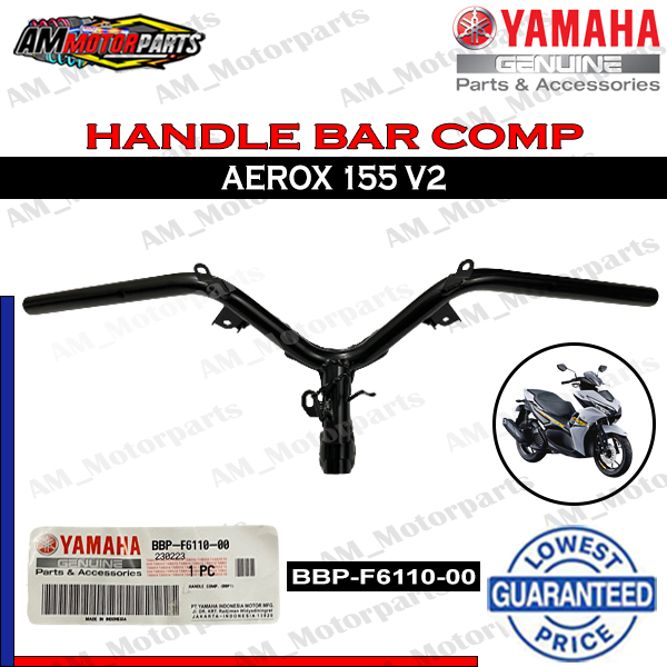 HANDLE BAR COMP FOR AEROX 155 V2 (BBP-F6110-00) YAMAHA GENUINE | Shopee ...