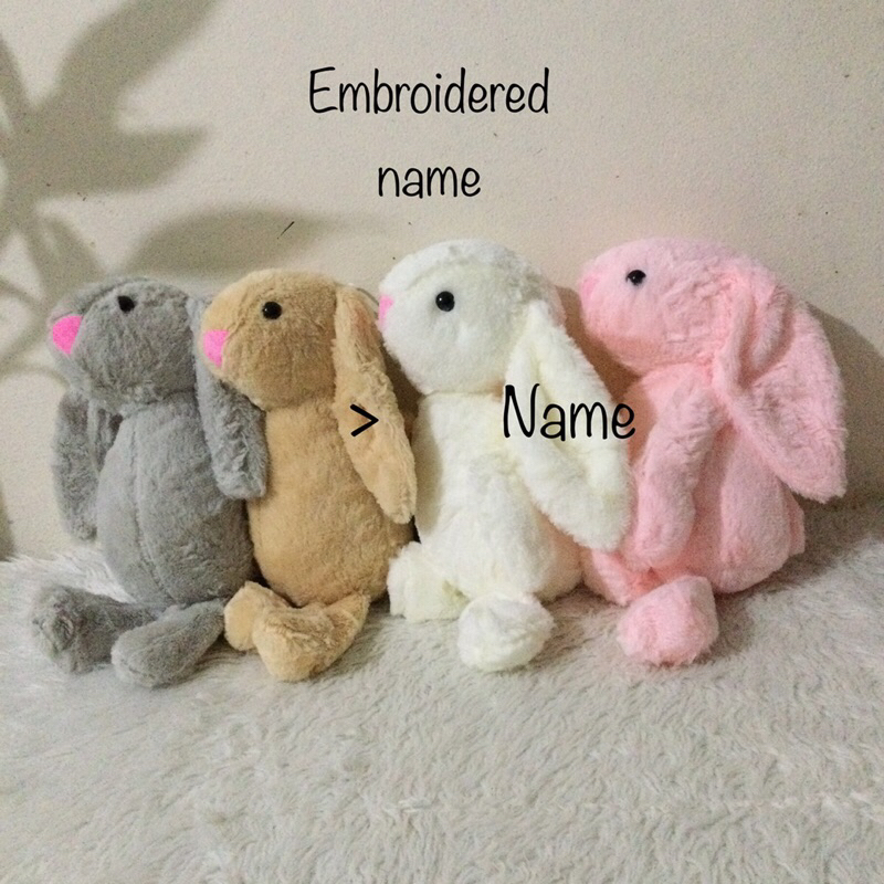 personalised soft toy ( embroidered name) | Shopee Philippines