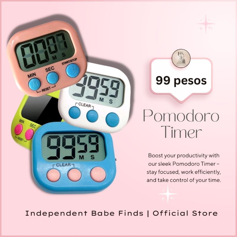 Pomodoro Timer Tool For Building Habits With Free Battery Shopee Philippines
