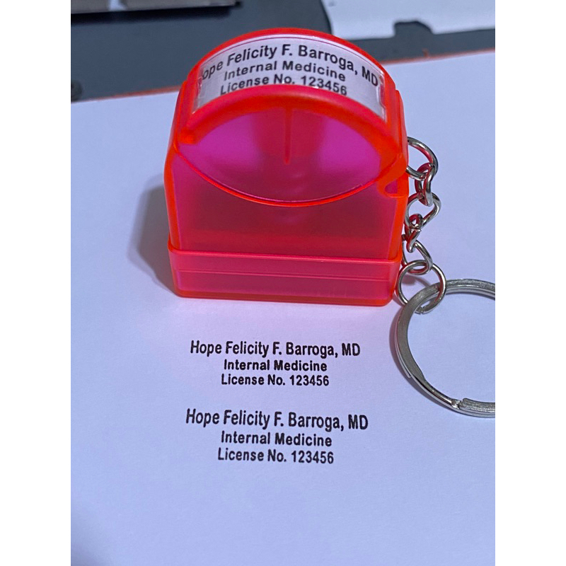 DIGI 10X28MM PERSONALIZED SELF INKING STAMP FREE NAME COD COD | Shopee ...