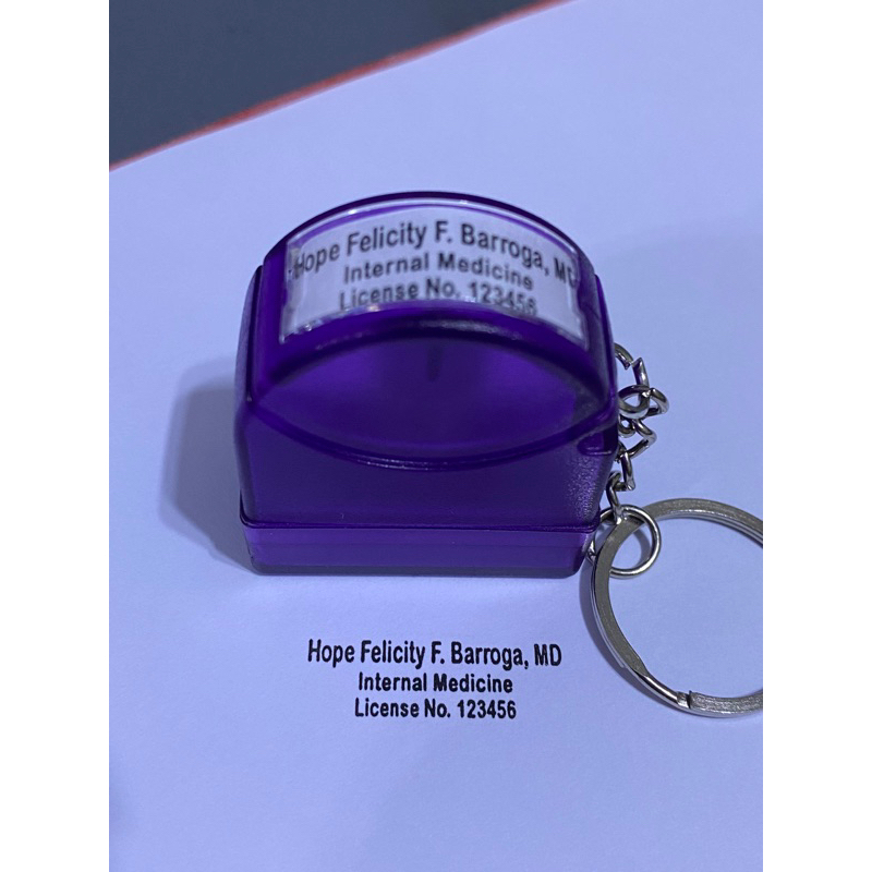 DIGI 10X28MM PERSONALIZED SELF INKING STAMP FREE NAME COD COD | Shopee Philippines