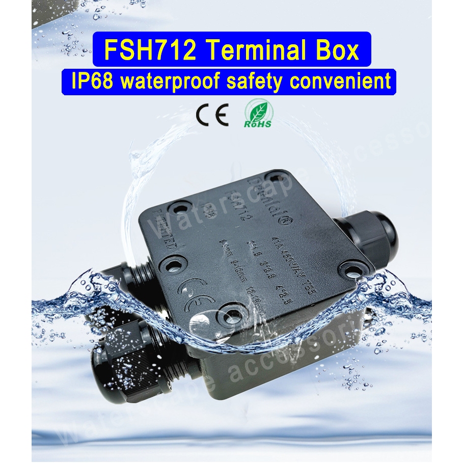 Pool swimming light Power control Junction Box Outdoor cable connector ...