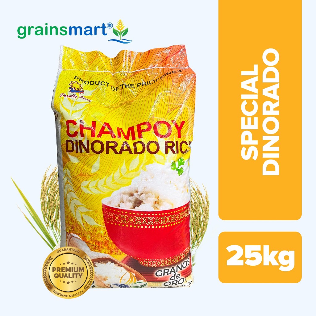 Grainsmart Rice Champoy Special Dinorado 25KG | Shopee Philippines