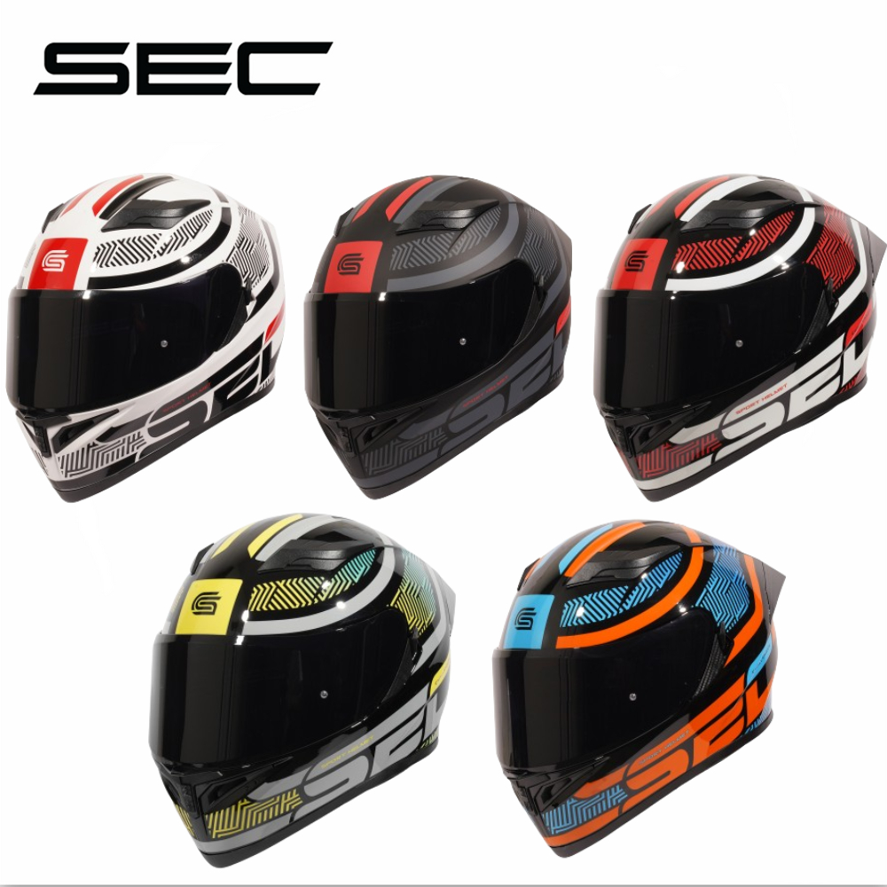 SEC Challenger V3 - Line Gloss/Matte Full Face Helmet (M-XL) | Shopee ...
