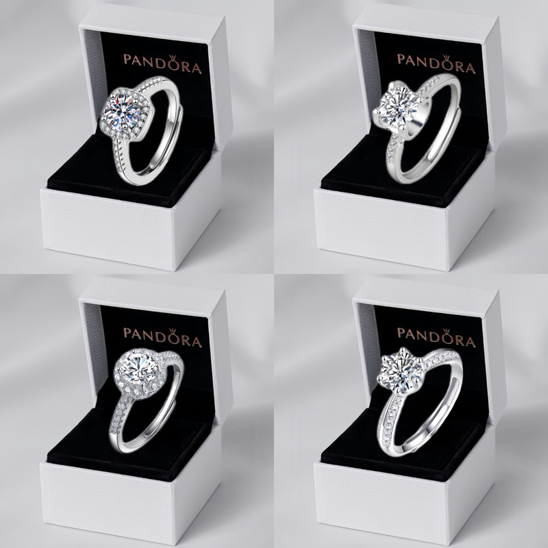 Pandora Inspired Ring with Missu Box and Paper Bag 925 Silver Promise ...