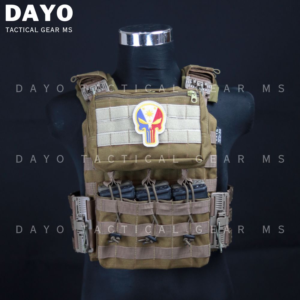 (DAYO) FULLY QUICK RELEASE BANDOLIER/ PLATE CARRIER BACK TO BACK/ VEST ...
