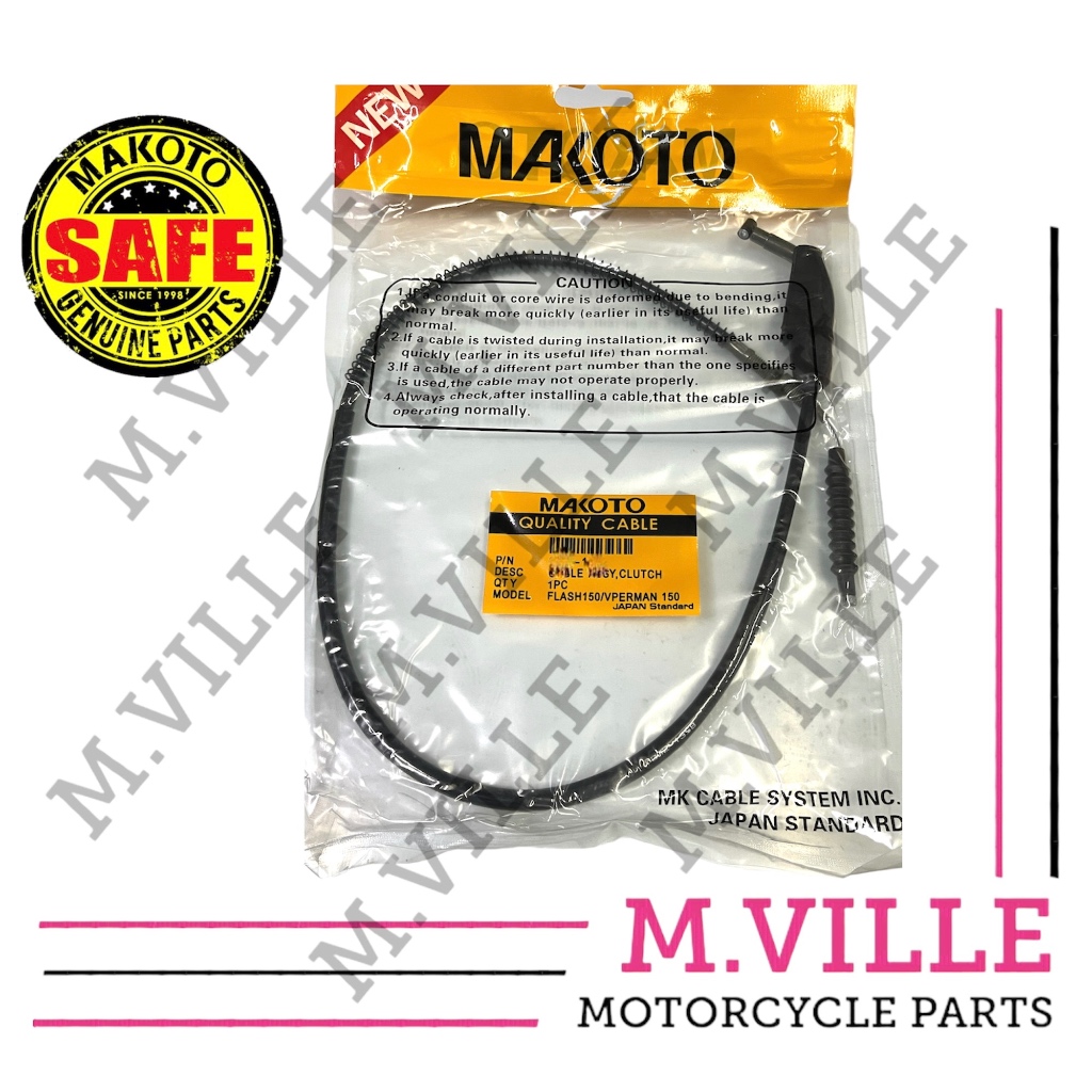 Keeway Flash 150 / VPERMAN MOTORCYCLE throttle / clutch cable | Shopee ...