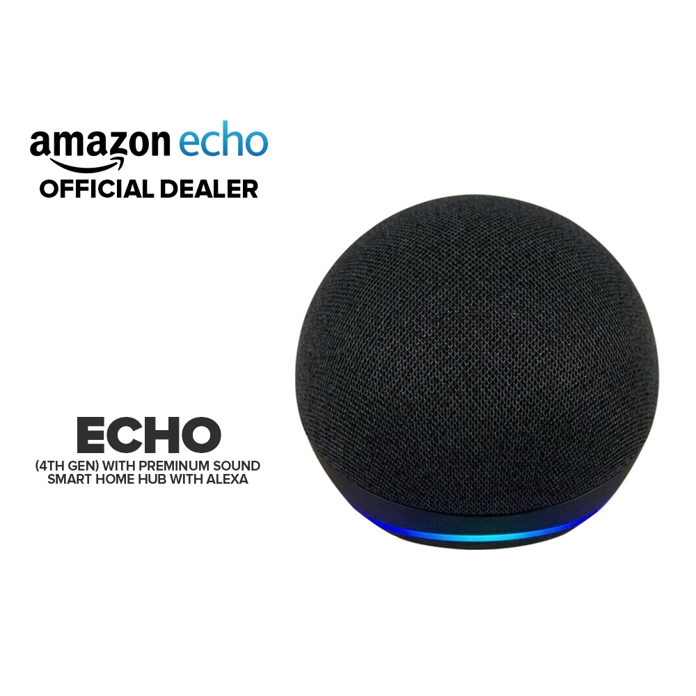 Amazon Echo (4th Gen) with Preminum sound Smart Home Hub with Alexa ...