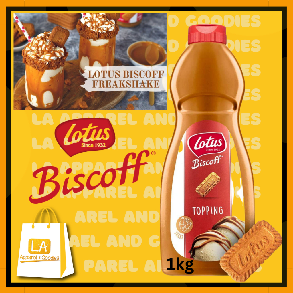 Lotus Bisscoff Topping Sauce1kg Lotus Biscoff Crumbs750g | Shopee ...