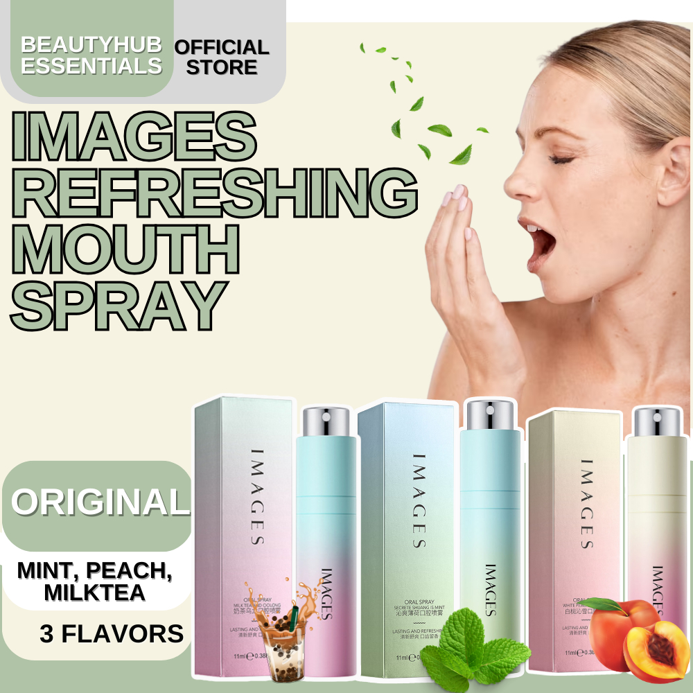Images Refreshing Mouth Spray 3 Flavors Fine Mist Soft Formula Fragrant ...