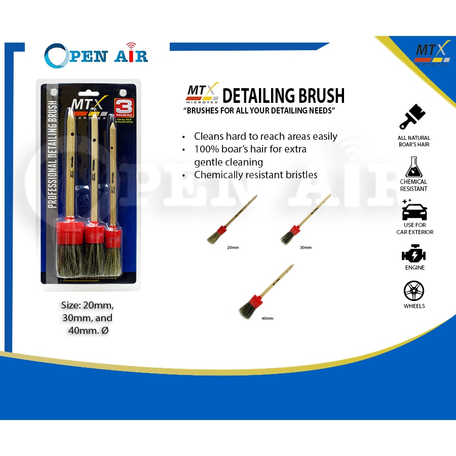 Microtex MTX Detailing Brush-Brushes For All Your Detailing Needs ...