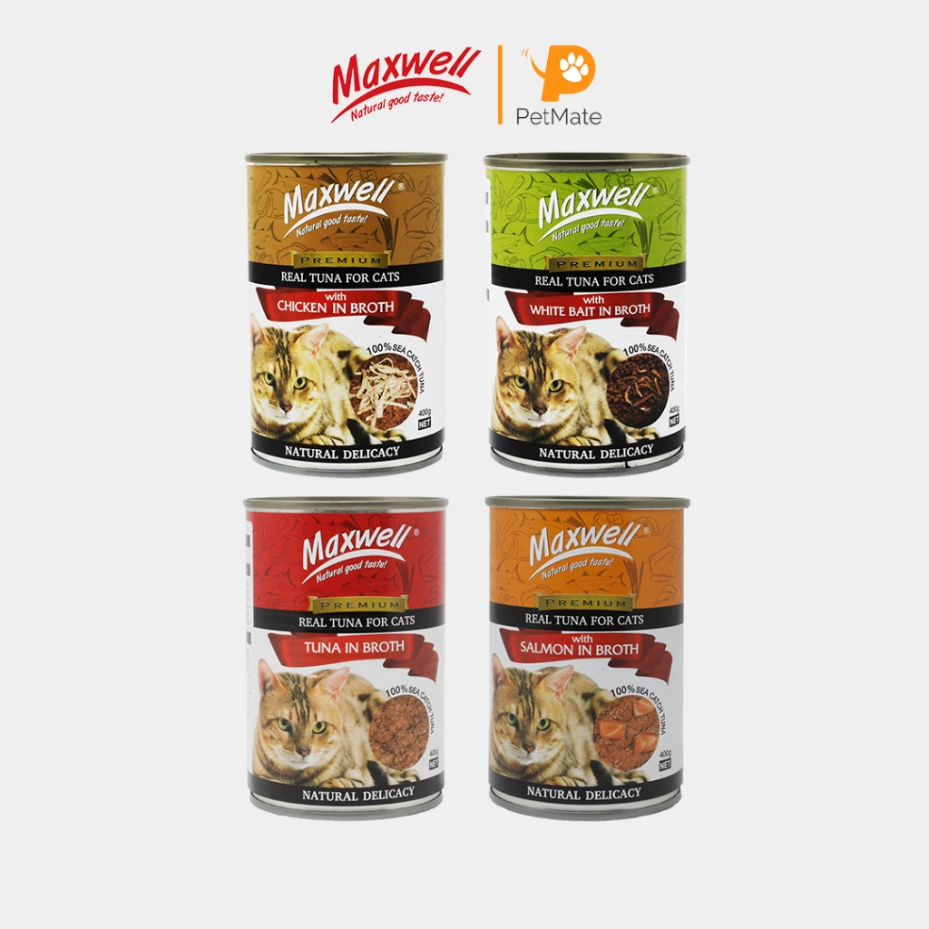 Maxwell Adult Cat Wet Food Can Tuna With Chicken In Broth 400g ...