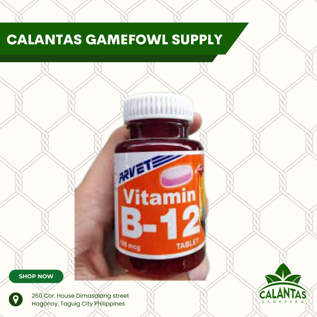 Arvet Chem Inc® Vitamin B-12 for Gamefowl | Shopee Philippines