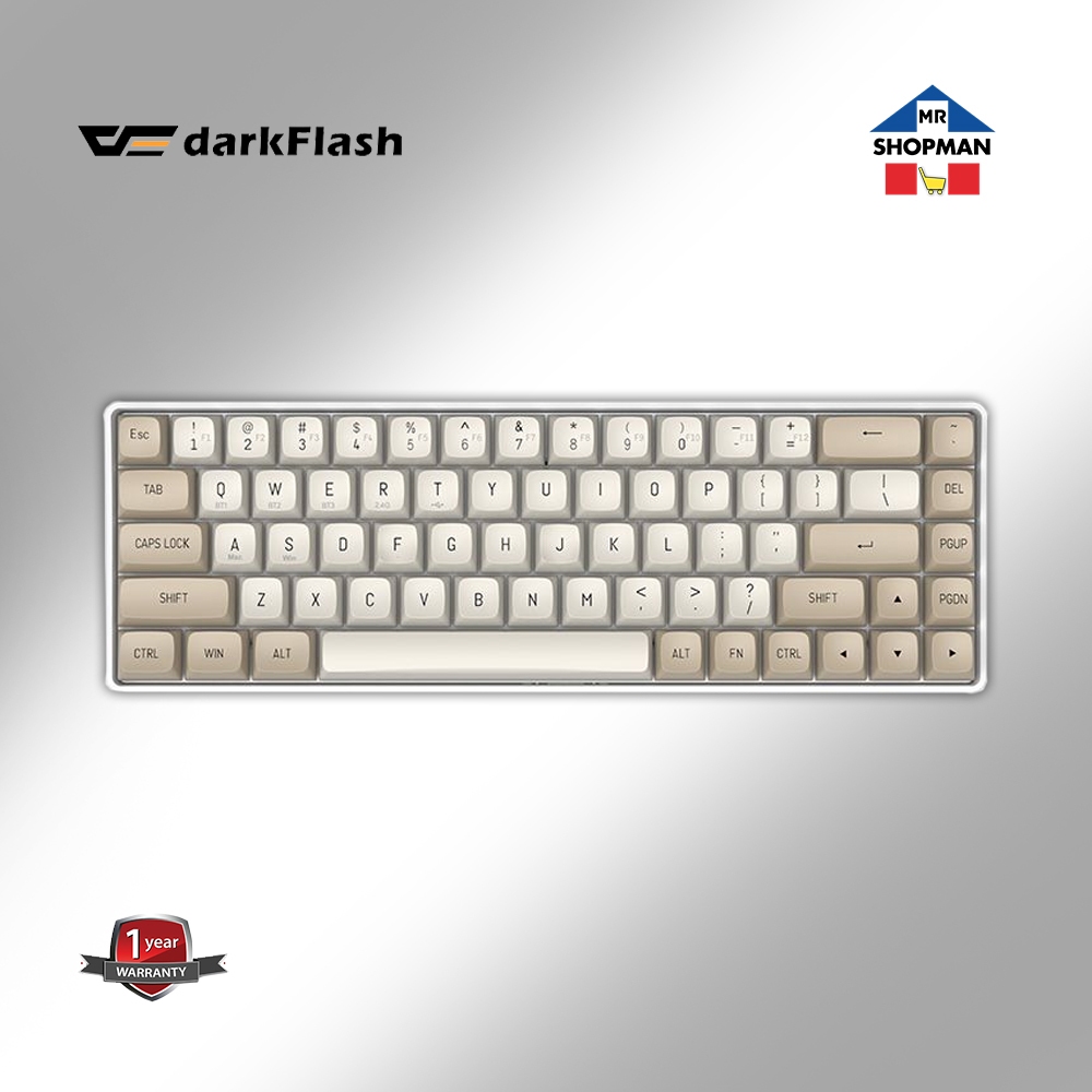 Darkflash GD68 Wireless 68 Key Hot Swappable Mechanical Gaming Keyboard ...