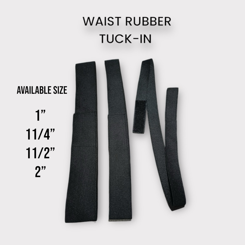 Waist Rubber Garter Tuck-In (SMALL- MEDIUM) Adjustable Good Quality ...